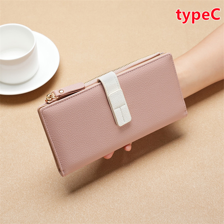 財布 長財布 レディース 大容量 レザー 切り替え カード入れ カラフル