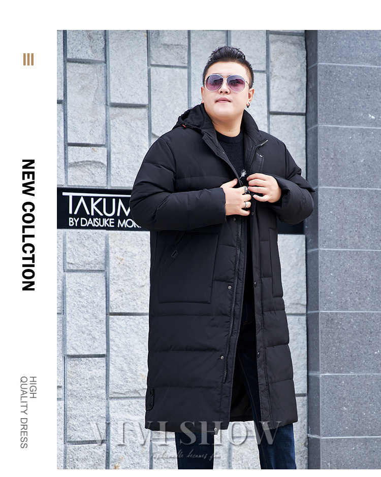 ダウンコート メンズ ロング丈 ジャケット 無地 ライトダウン 大きい