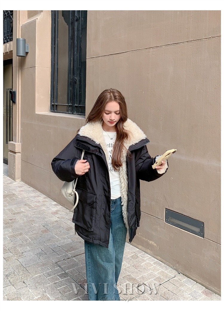 裏ボア ジャケット レディース ジャンバー フード付き アウター 冬服