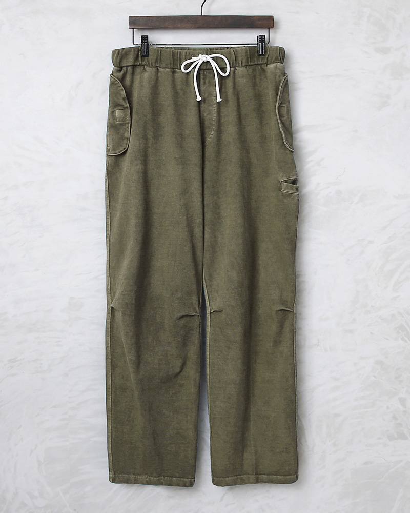 Good On グッドオン GOPT-2211 ヘビージャージー トラウザーズ 日本製【Sx】【T】｜パンツ メンズ アメカジ ミリタリー USAコットン 顔料染め 経年変化 カーゴパンツ カジュアル 秋 冬 GOOD ON（グッドオン） GOPT-2211 ヘビージャージー トラウザーズ 日本