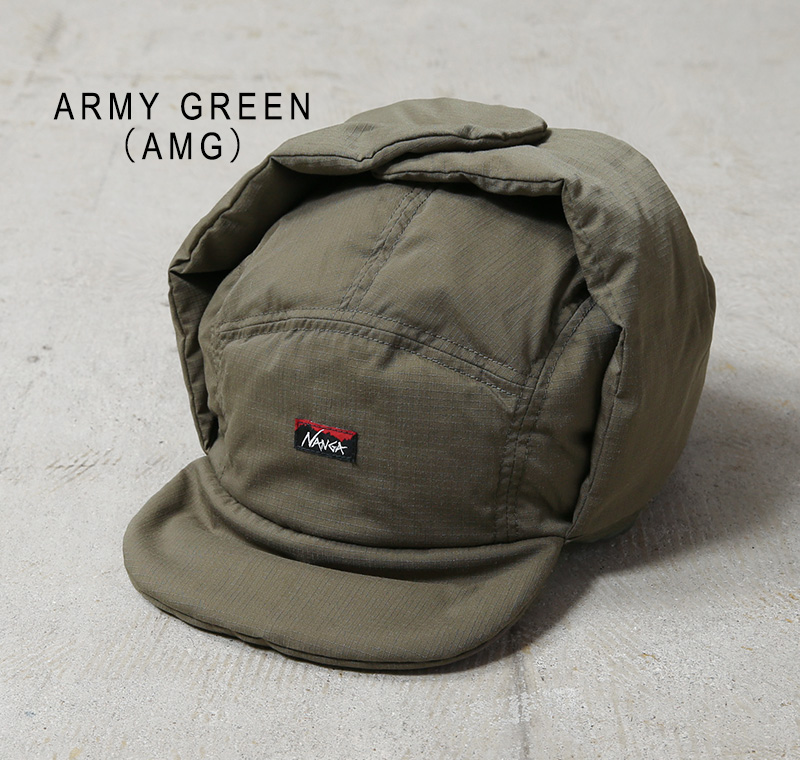 NANGA（ナンガ） NA2441-3B101-A HINOC RIPSTOP DOWN EAR FLAP CAP ヒノック リップストップ ダウン イヤーフラップキャップ 帽子【Sx】【T ...