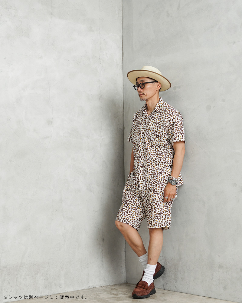 GOOD ON（グッドオン） GOPT2401 LEOPARD TEE SHORTS レオパードT