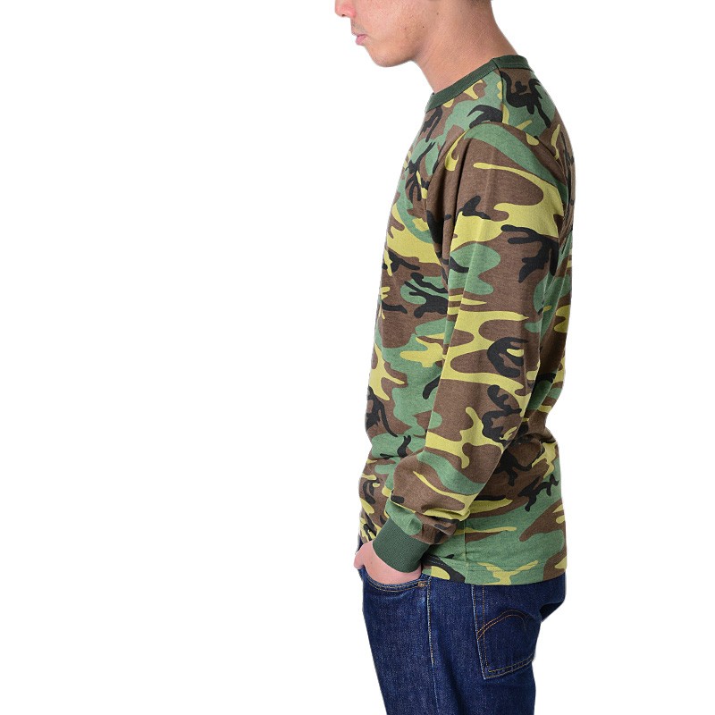 ROTHCO ロスコ カモフラージュ ミリタリー長袖Tシャツ メンズ ROTHCO ロスコ カモフラージュ ミリタリー長袖Tシャツ メンズ