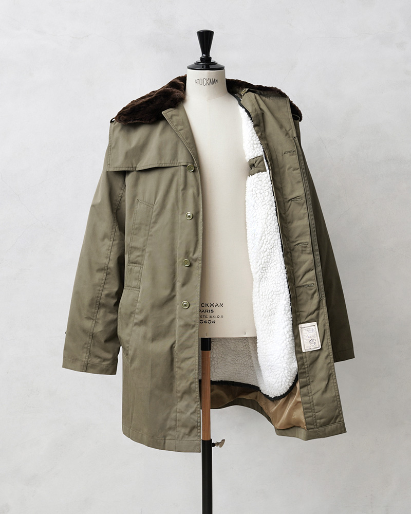 MILITARY 実物 USED ルーマニア軍 BOA COLLAR オフィサーコート MILITARY 実物 USED ルーマニア軍 BOA COLLAR オフィサーコート