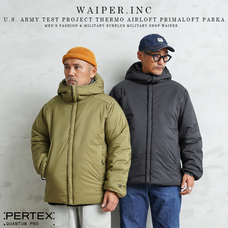 WAIPER.inc 米軍 TEST PROJECT THERMO AIRLOFT PRIMALOFT パーカ PERTEX QUANTUM PRO【WP1125】【Cx】【I】 wp1125_1.jpg
