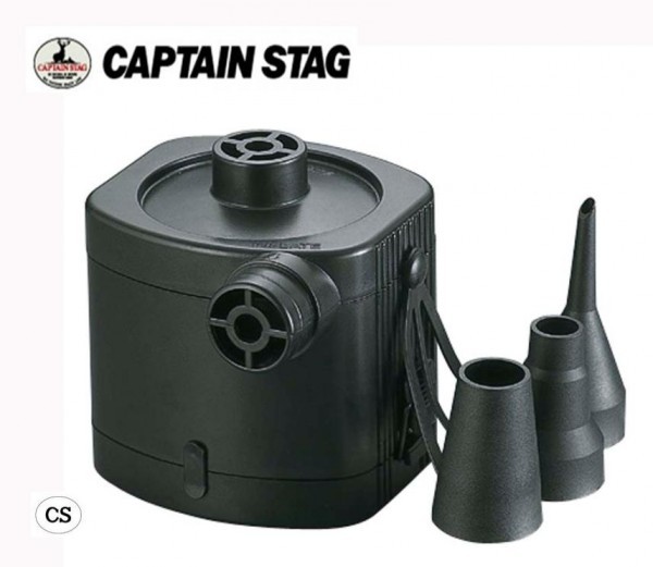 CAPTAIN STAG キャプテンスタッグ 電動エアーポンプ(電池式) M-3402 キャンプ アウトドア おしゃれ バーベキュー レジャー ピクニック 海 山 パール金属 : ワクイ ...