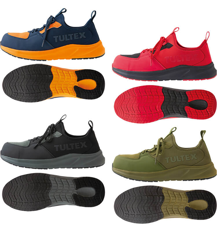 アイトス 安全靴 セーフティシューズ AZ-51673 24.5cm-28.0cm 通年 タルテックス AITOZ TULTEX 軽量 スリッポンタイプ 作業靴 メンズ ...