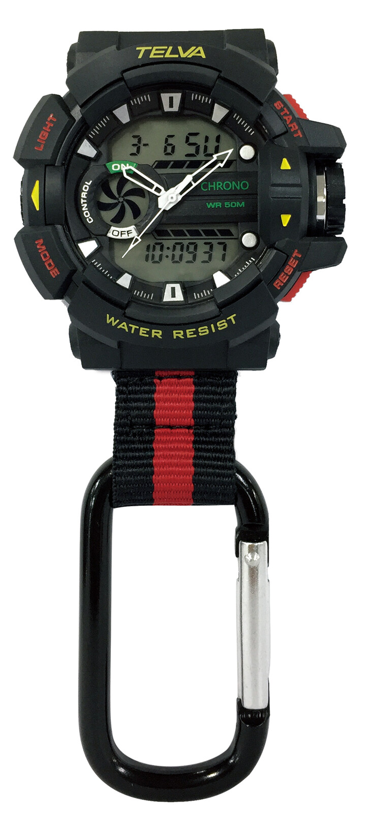 TELVA 【即納】CREPHA クレファ テルバ ハンギングウオッチ アナデジ カラビナ カラフル 4色対応 CB-AD078/079 ...