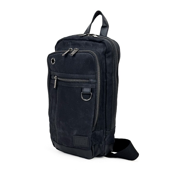 Lee リー crash ボディバッグ ワンショルダーバッグ 斜め掛けバッグ A5 500mlペットボトル 小さめ 軽量 コットン ビンテージ ...