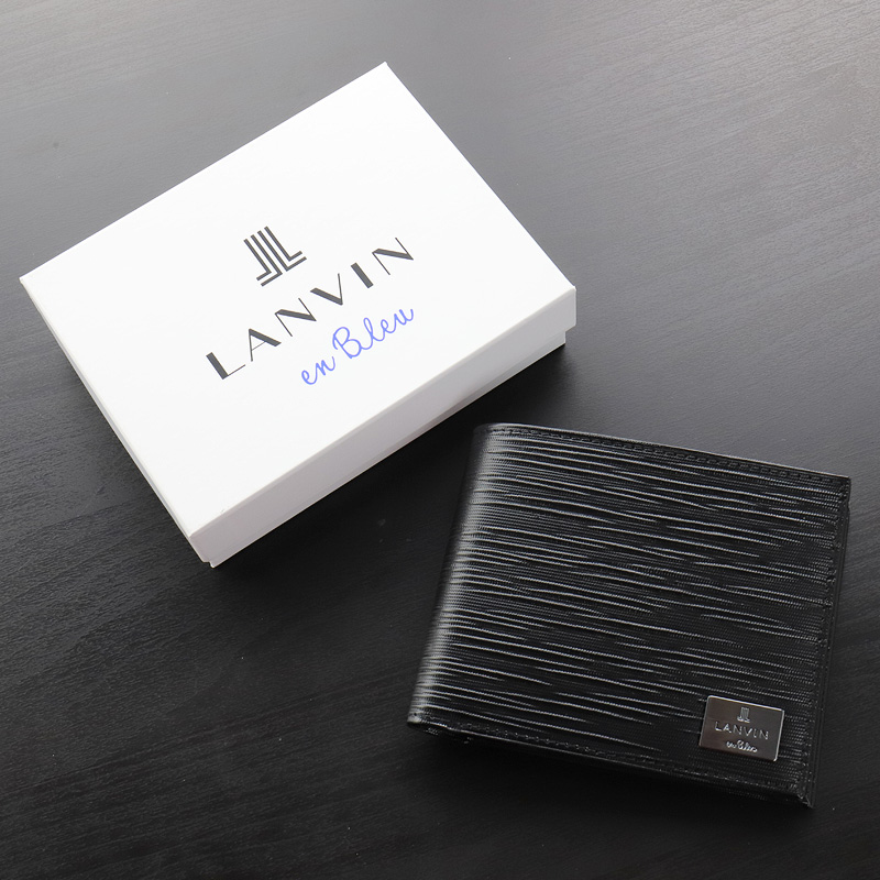LANVIN en Bleu ランバンオンブルー アドニス小物 二つ折り財布 小銭