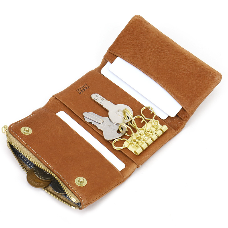 TAKEO KIKUCHI（タケオキクチ） キーケース フィール小物 5連 小銭入れ