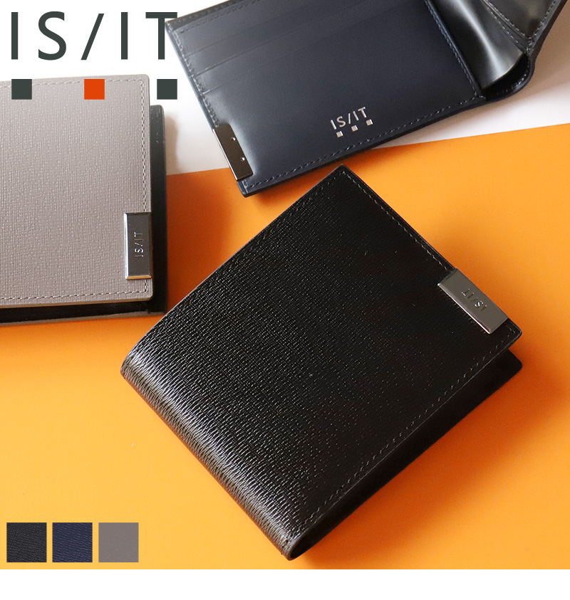 IS/IT（イズイット） パーカー小物 二つ折り財布 小銭入れあり 札入れ