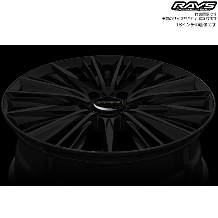 RAYS レイズ Craft Collection VOUGE LIMITED (GX) 1本 18×7.0J+48 5H 114.3 φ73.1 VERSUS グロッシーブラック : カー ...