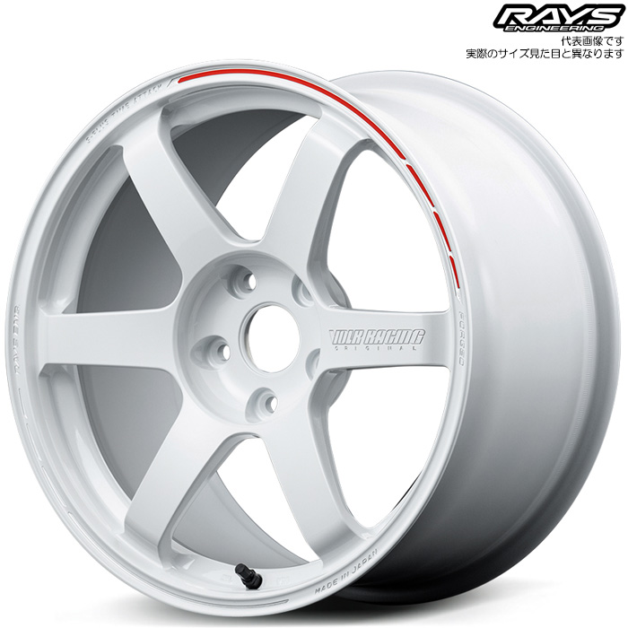 RAYS レイズ TE37 SAGA S-plus TIME ATTACK EDITION (WR) 4本 18×9.5J+46 5H 120 φ72.6 VOLK RACING ダッシュ ...