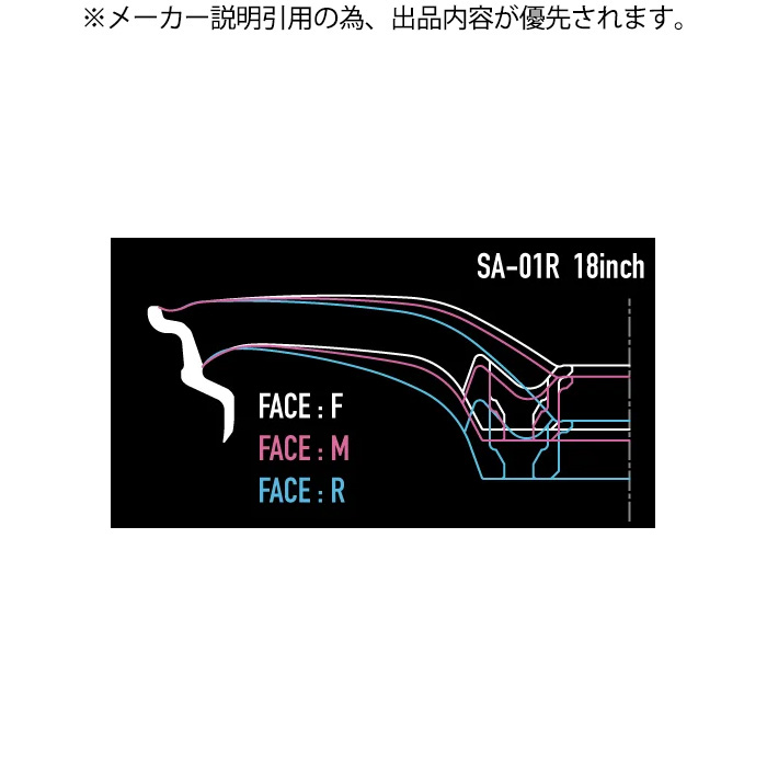 WEDS WedsSport SA-01R WBC 4本 18×8.5J+45 5H 100 φ65 ウェッズスポーツ ホイール ウォースブラッククリアー 0074629 : カーピット ...