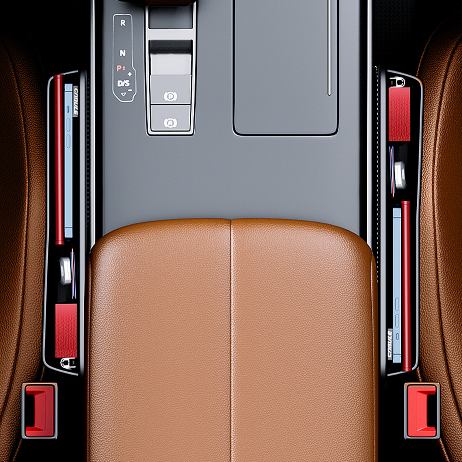 三菱 エクリプスクロスPHEV シート隙間収納ボックス PU皮革 シートサイドポケット 車 カー用品 多機能カーシート 車用収納 車内 収納 シートサイド WeCar : WeCar - 通販 ...