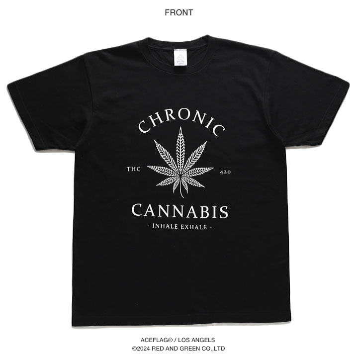 ACEFLAG（エースフラッグ） ACE FLAG Tシャツ 半袖 大きいサイズ BUDS ばっず バッズ 大麻 マリファナ ヘンプ ロゴ ...