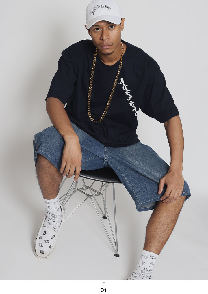 ACEFLAG（エースフラッグ） ACE FLAG Tシャツ 半袖 大きいサイズ Pablo ロゴ メッセージ 英語 英字 オーバーサイズ ...