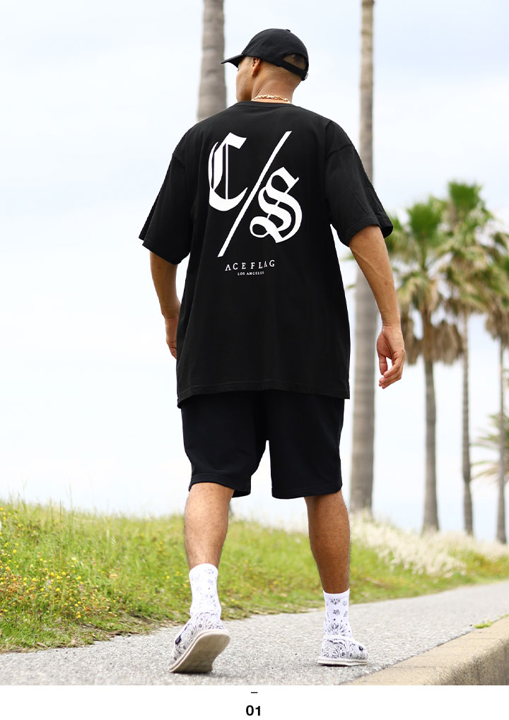 ACEFLAG（エースフラッグ） 上下セット 半袖 ブランド Tシャツ ハーフ