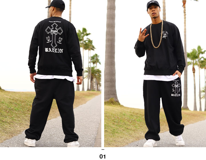 ACEFLAG（エースフラッグ） 上下セット 長袖 ブランド スケボー 大きい