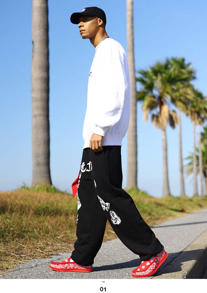 ACEFLAG ACE FLAG 上下セット 長袖 ブランド 大きいサイズ エースフラッグ セットアップ トレーナー スウェット 上下 LA ...