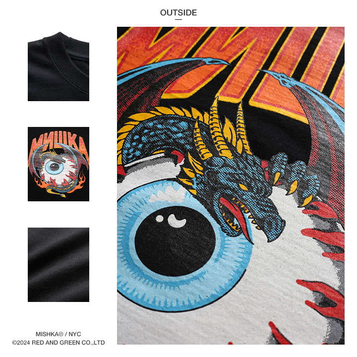 MISHKA Tシャツ 半袖 大きいサイズ ミシカ オーバーサイズ ビッグシルエット KEEPWATCH キープウォッチ : 本格派大人のB系 ...