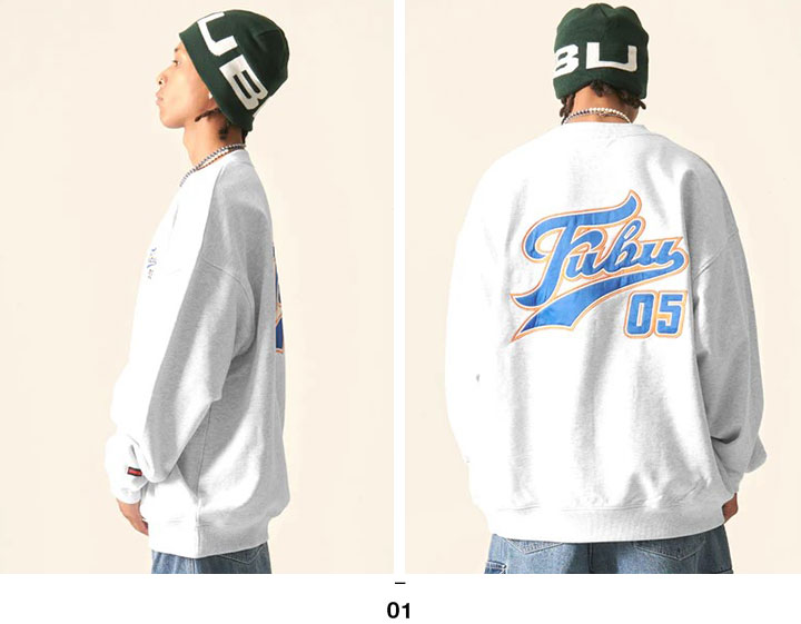 FUBU（フブ） トレーナー ブランド 長袖 スウェット 裏パイル 大きい