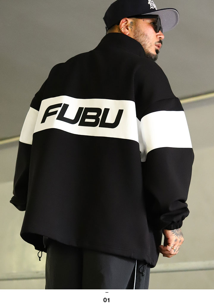 FUBU（フブ） アウター 長袖 トラックジャケット ブルゾン ハーフ