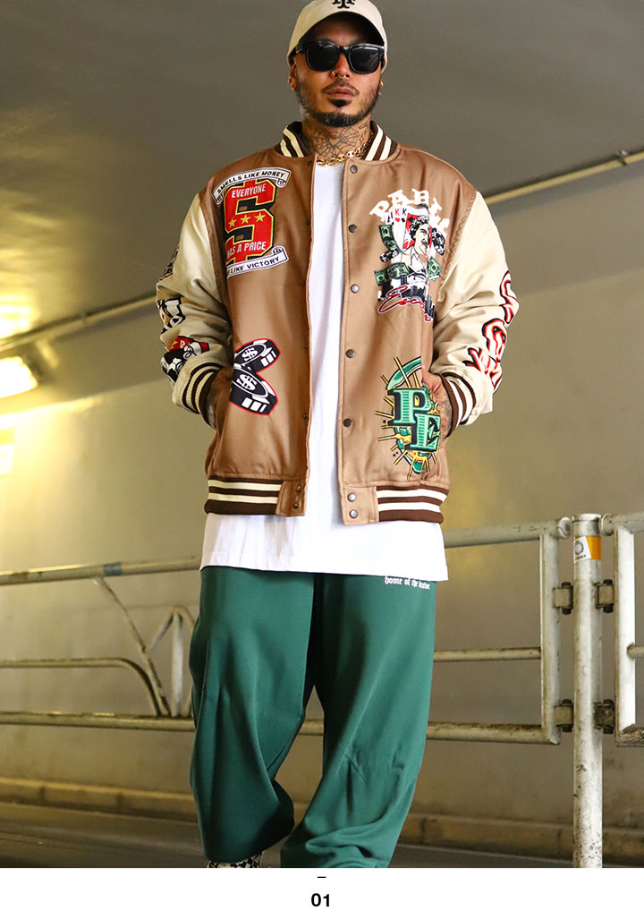 REASON × Pablo Escobar パブロ・エスコバル アウター 長袖 スタジャン