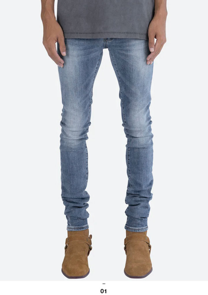 mnml デニム ジーンズ 大きいサイズ ミニマル ジーパン Gパン パンツ スキニー スリム ストレッチ 無地 シンプル :920123151:本格派大人のB系XL&零ZERO - 通販 ...