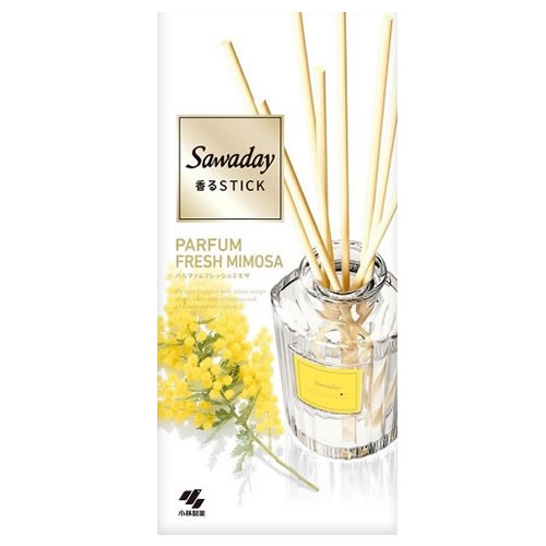 小林製薬 サワデー 香るスティック パルファムフレッシュミモザ (70mL) Sawaday 香るStick Fruits お部屋用 芳香剤 :10164456:ドラッグストアウェルネス ...