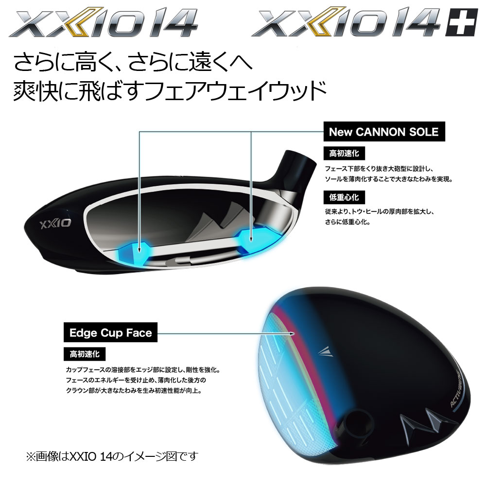 XXIO （メーカーカスタム 左用）ダンロップ ゼクシオ14 フェアウェイ