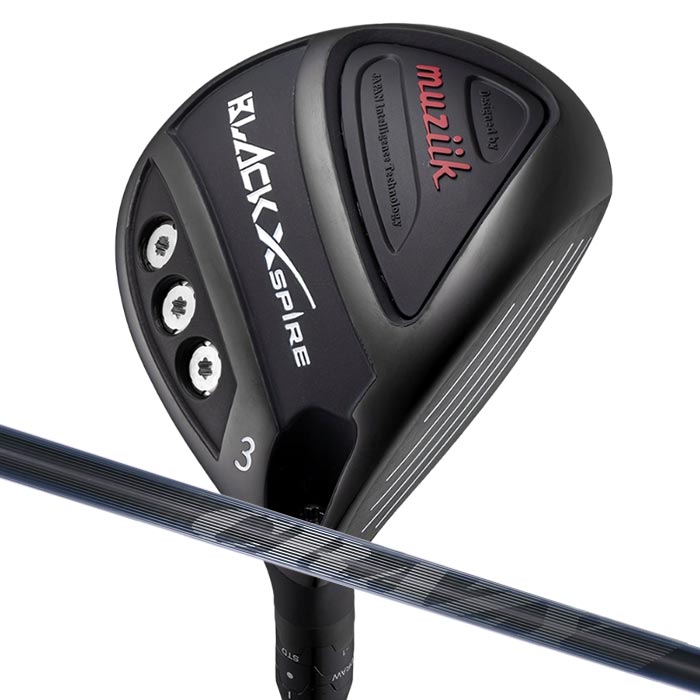 muziik（ムジーク） muziik BLACK XSPIRE Fairway Wood クレイジー CRAZY AVIS (カスタムフェア ...