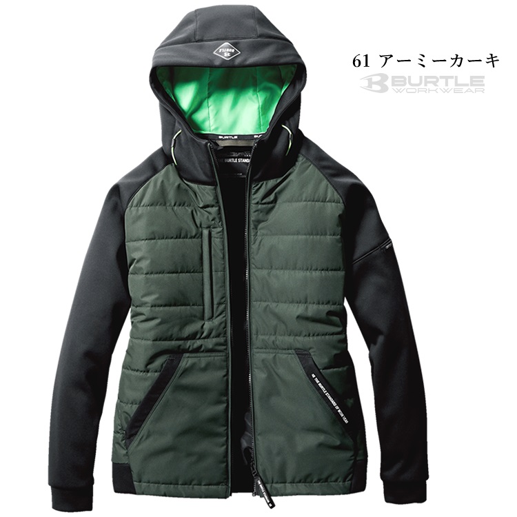 BURTLE バートル 3210 防寒フーディ アウター ジャケット フーデッドジャケット 防寒 防水 撥水 防風 ストレッチ 作業服 作業着 秋冬 : あだちやWORK-1 - 通販 ...