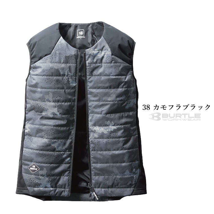 BURTLE バートル 3214 防寒ベスト アウター インナーベスト ライトアウター 軽量 ストレッチ 防寒 保温 防水 撥水 防風 作業服 作業着 秋冬 : あだちやWORK-1 - 通販 ...