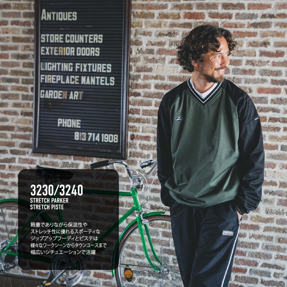 バートル ヤッケ BURTLE ストレッチピステ(ユニセックス) 3240 作業着 作業服 男女兼用 ユニセックス 通年 秋冬 S M L XL : 作業服の専門店 ワークウェアオンライン ...