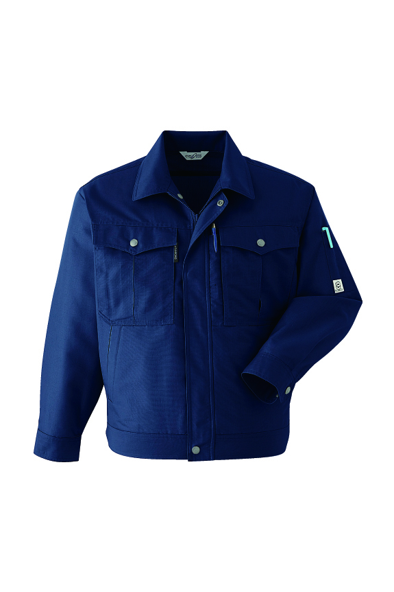 作業服 作業着 長袖ブルゾン E091 春夏用 ジャンパー メンズ 帯電防止素材 エコ S〜6L 清涼素材 涼しい ゆったりめ Asahicho : e091 : プロ用作業服専門店 ...