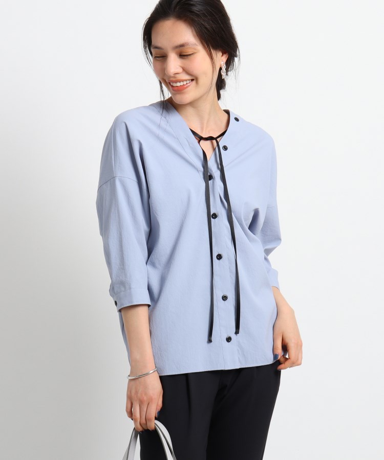 サイズ INDIVI(インディヴィ)[L]ホルターテープ付きブラウス WORLD ONLINE STORE (株)ワールド - 通販 ...