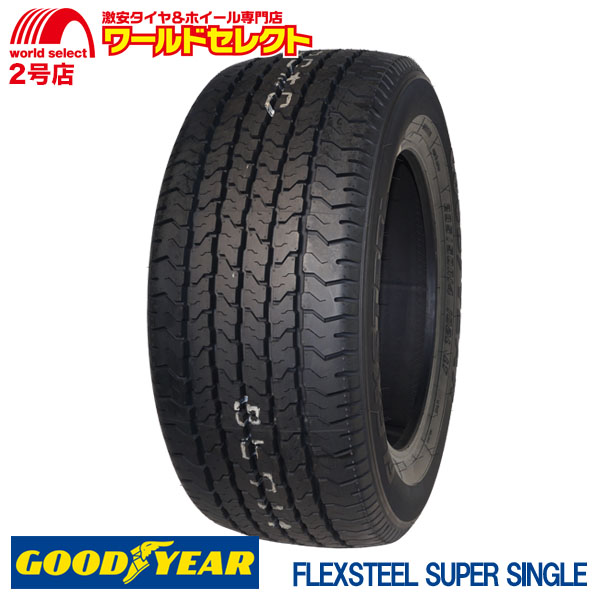 グッドイヤー サマータイヤ 225/50R12.5 98L LT T/L FLEXSTEEL SUPER SINGLE 夏 新品 ...