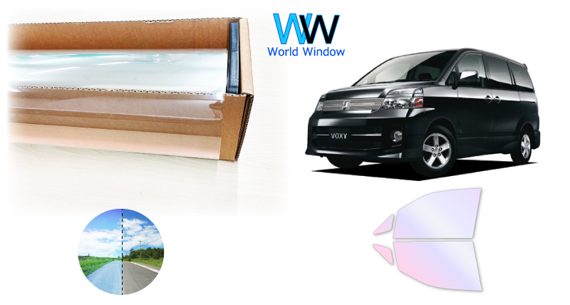 BRAINTEC 遮熱 オーロラ(グロウゴースト91) トヨタ ヴォクシー(VOXY) (60系) カット済みフィルム フロントドアセット : ワールドウインド株式会社 - 通販 ...