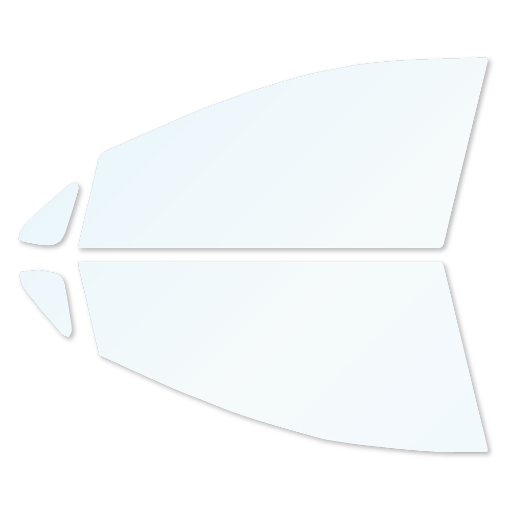 BRAINTEC 透明遮熱フィルム サステナクリア87 トヨタ プリウス (NHW20) カット済みフィルム フロントドアセット : ワールドウインド株式会社 - 通販 - Yahoo!ショッピング