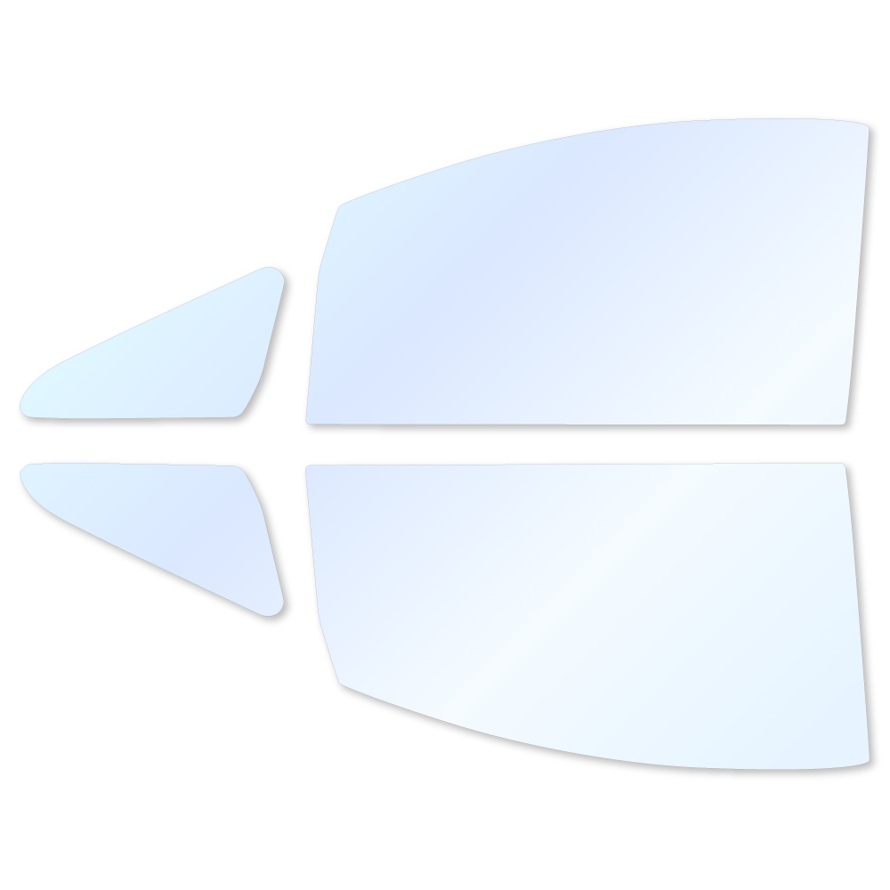 BRAINTEC 遮熱フィルム アイスブルーAR91 トヨタ アルファード (30系) カット済みフィルム フロントドアセット : ワールドウインド株式会社 - 通販 - Yahoo!ショッピング