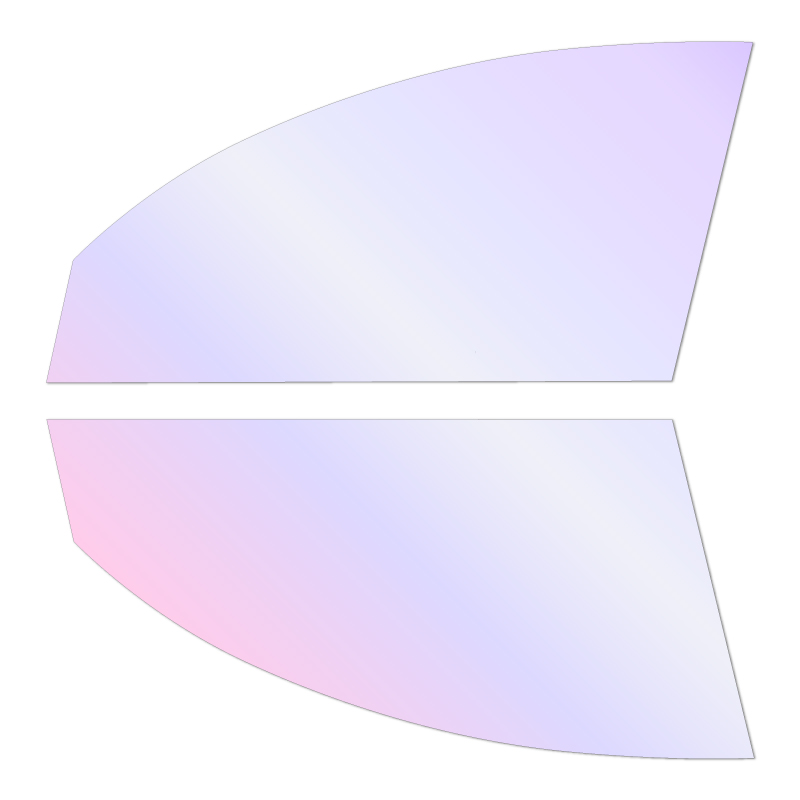 BRAINTEC 遮熱 オーロラ(グロウゴースト91) トヨタ ハイラックストラック (GUN125) カット済みフィルム フロントドアセット : ワールドウインド株式会社 - 通販 ...