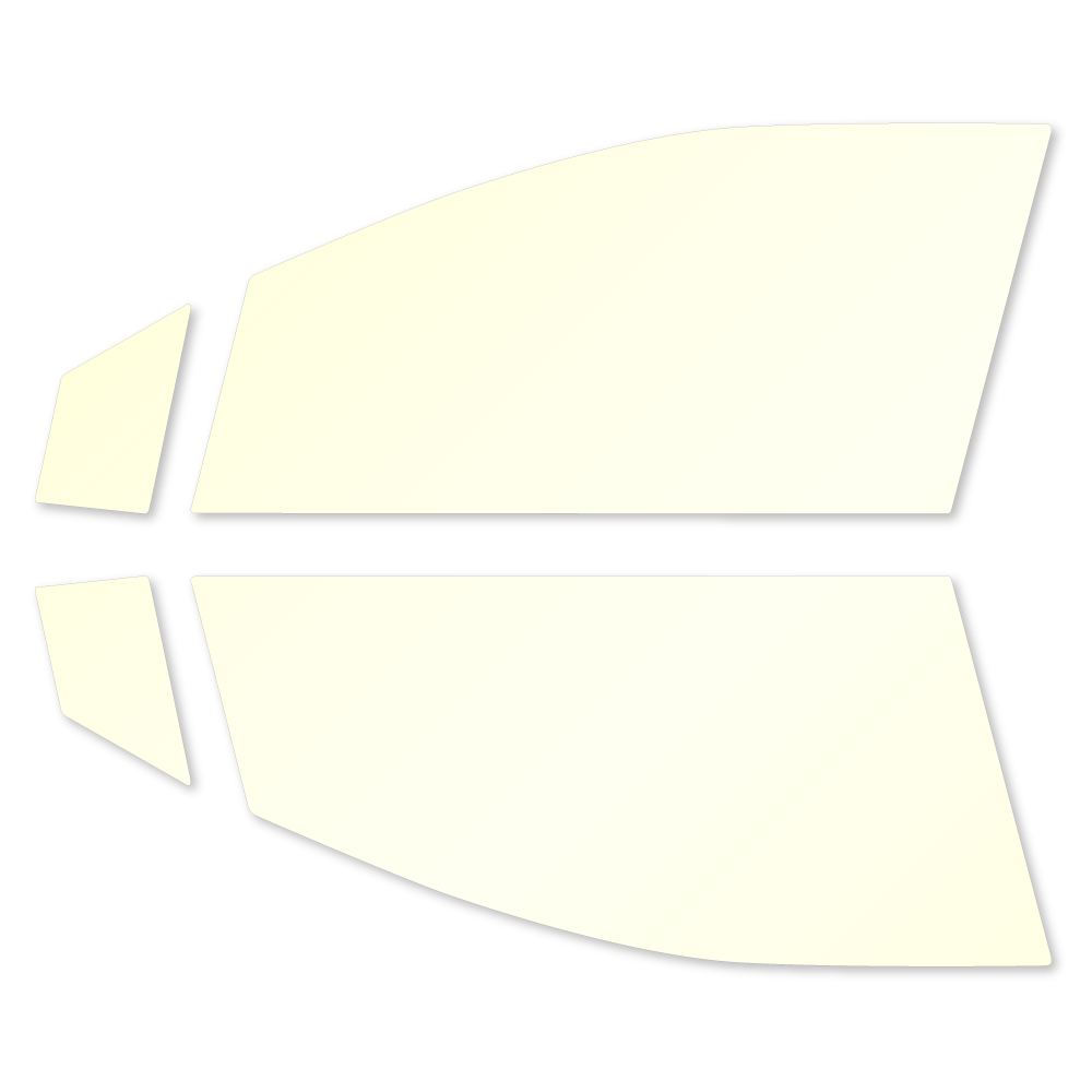 BRAINTEC 透明UVカットフィルム スーパーUV91 トヨタ カローラ ツーリング (NRE210W) カット済みフィルム フロントドアセット : ワールドウインド株式会社 - 通販 ...