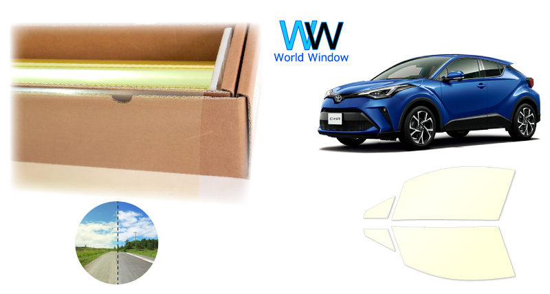 BRAINTEC 透明UVカットフィルム スーパーUV91 トヨタ C-HR (ZYX10) カット済みフィルム フロントドアセット : ワールドウインド株式会社 - 通販 - Yahoo ...