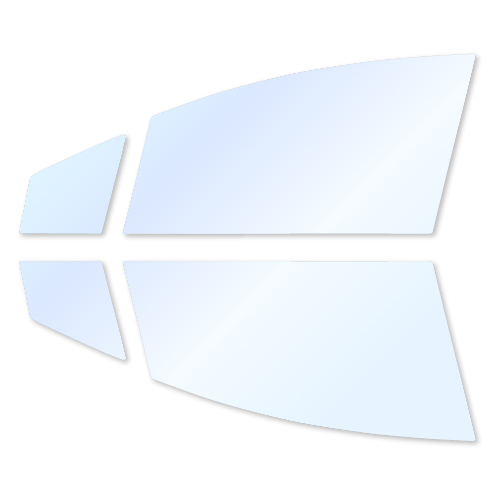 BRAINTEC 遮熱フィルム アイスブルーAR91 トヨタ アクア(AQUA) (MXPK10) カット済みフィルム フロントドアセット : ワールドウインド株式会社 - 通販 ...