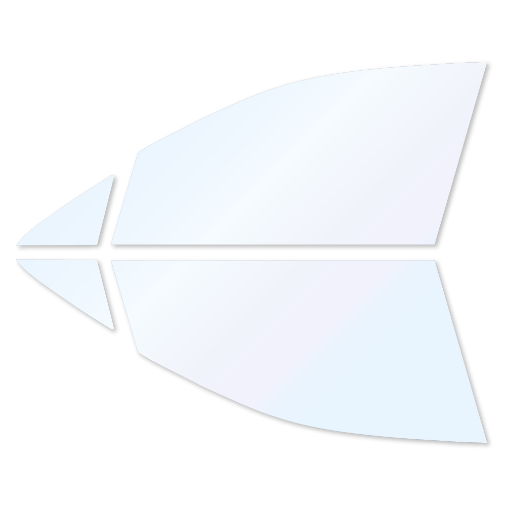 BRAINTEC 遮熱フィルム ファインゴースト90 レクサスRX (ALA10/ALH10系) カット済みフィルム フロントドアセット : ワールドウインド株式会社 - 通販 - Yahoo ...