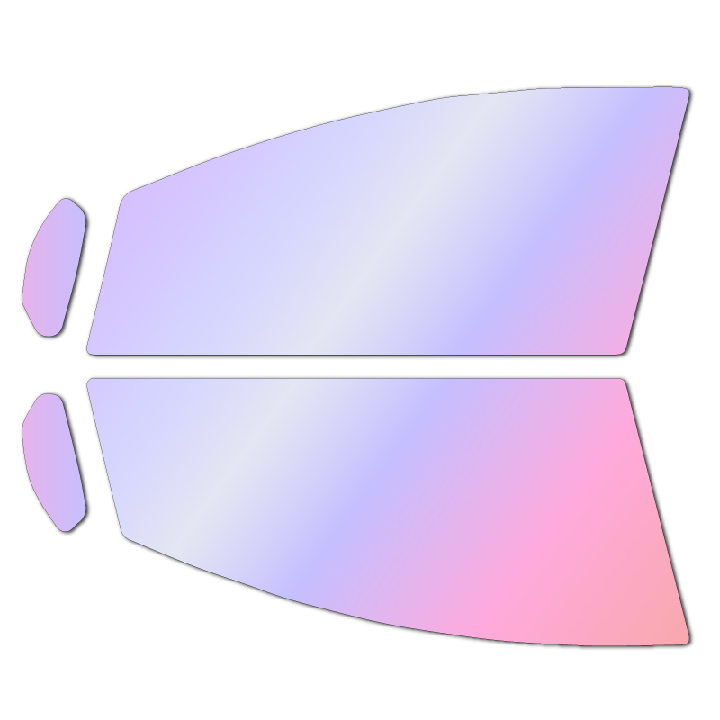 BRAINTEC 遮熱 オーロラ(グロウゴースト91) ニッサン ノート (NOTE) (E12) カット済みフィルム フロントドアセット : ワールドウインド株式会社 - 通販 ...