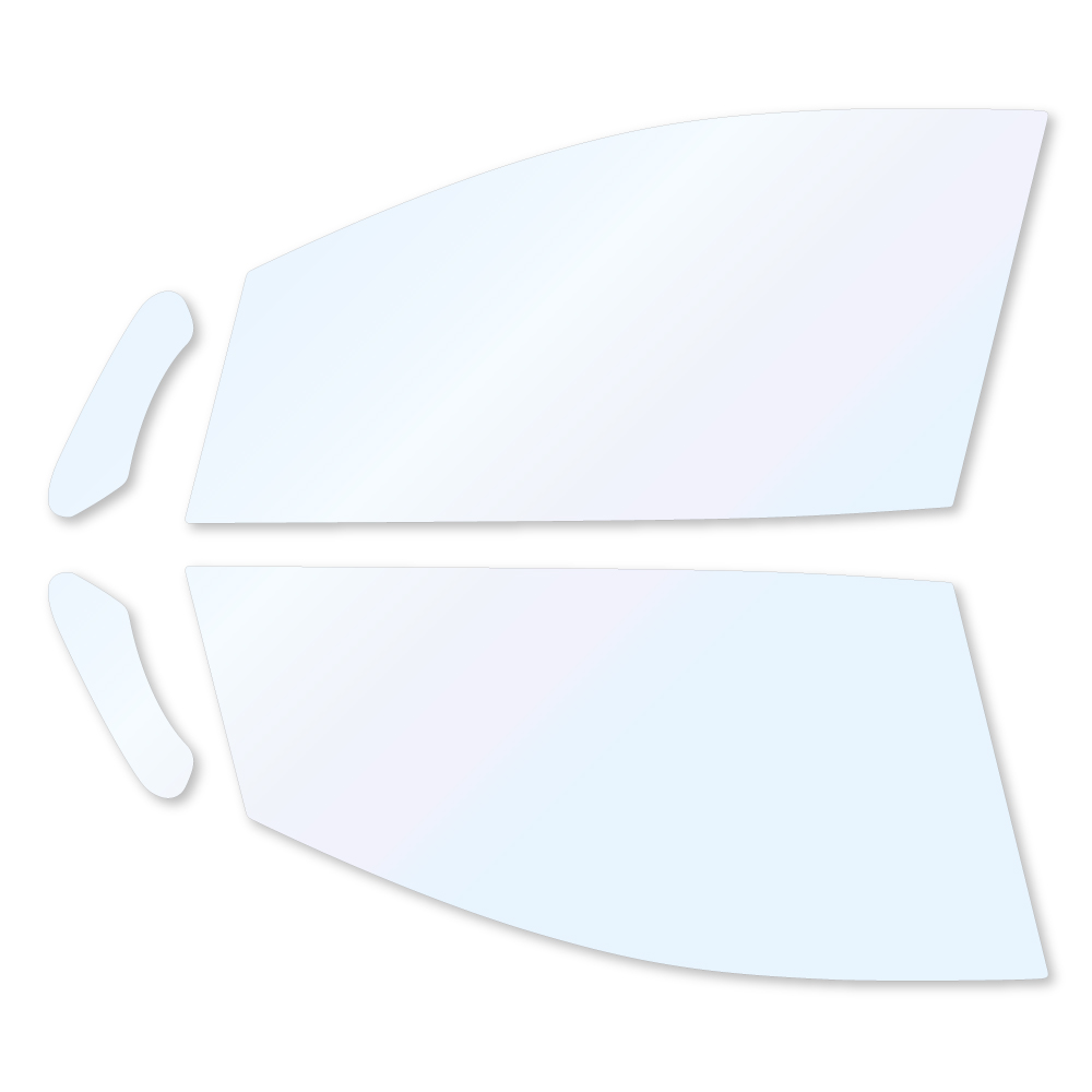 BRAINTEC 遮熱フィルム ファインゴースト90 ニッサン リーフ (ZE1) カット済みフィルム フロントドアセット : ワールドウインド株式会社 - 通販 - Yahoo!ショッピング