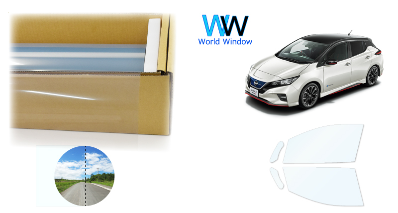 BRAINTEC 透明遮熱フィルム サステナクリア87 ニッサン リーフ (ZE1) カット済みフィルム フロントドアセット : ワールドウインド株式会社 - 通販 - Yahoo!ショッピング
